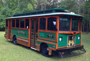 Green Trolley 28 Passenger - Mikes Limousine